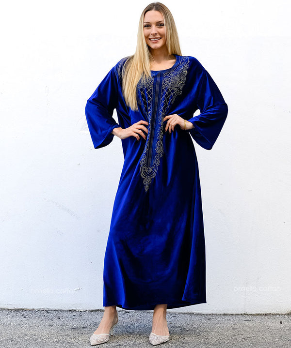 Warm, Cozy Velvet Caftan - Ornella Caftan™
